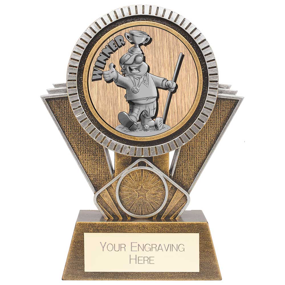 Apex Goof Balls Winner Award Antique Gold & Silver 155mm – Sovereign ...